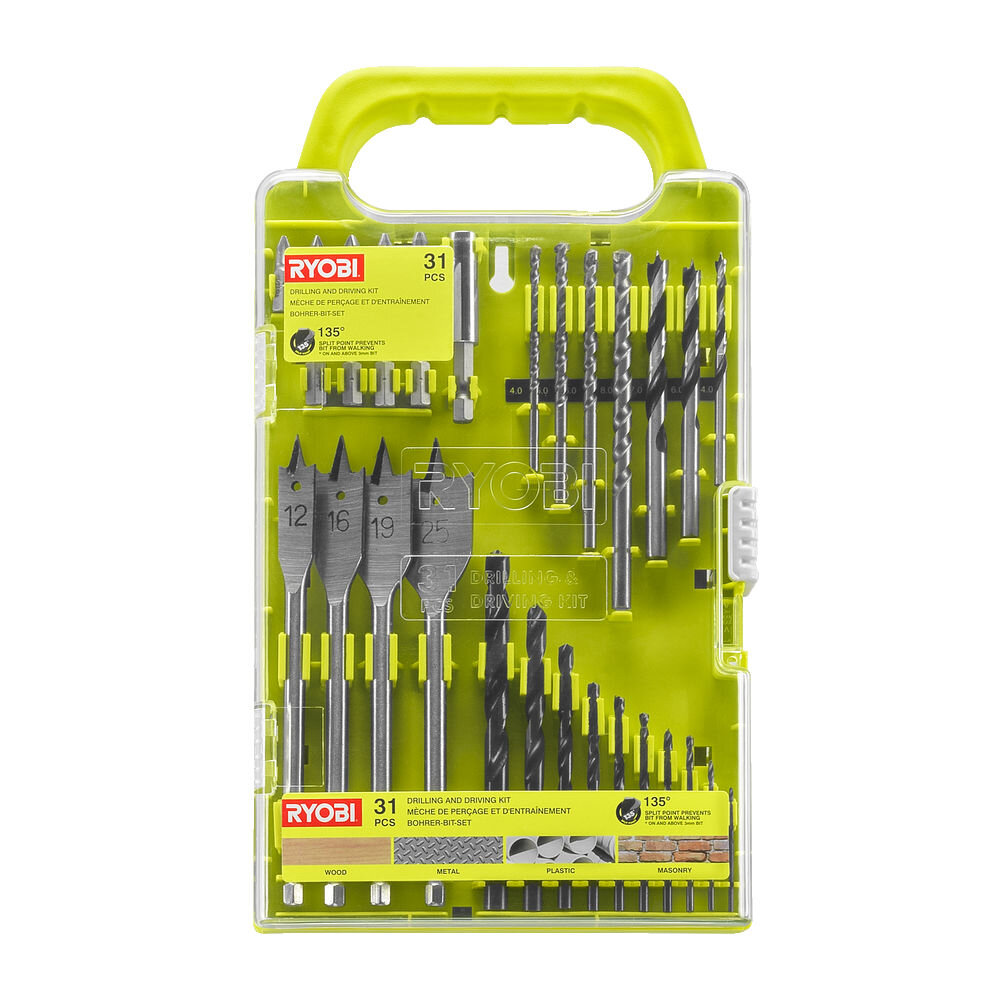 Набор сверл и бит Ryobi rakdd31 5132004663 (31 шт.)