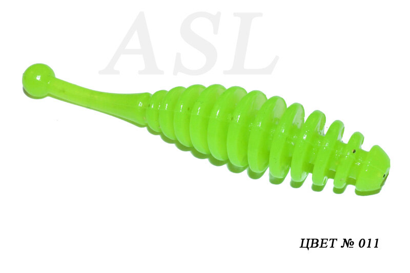Силиконовая приманка ASL "Бу-Бу"цвет №011, L- 5см (2"), 10шт/уп