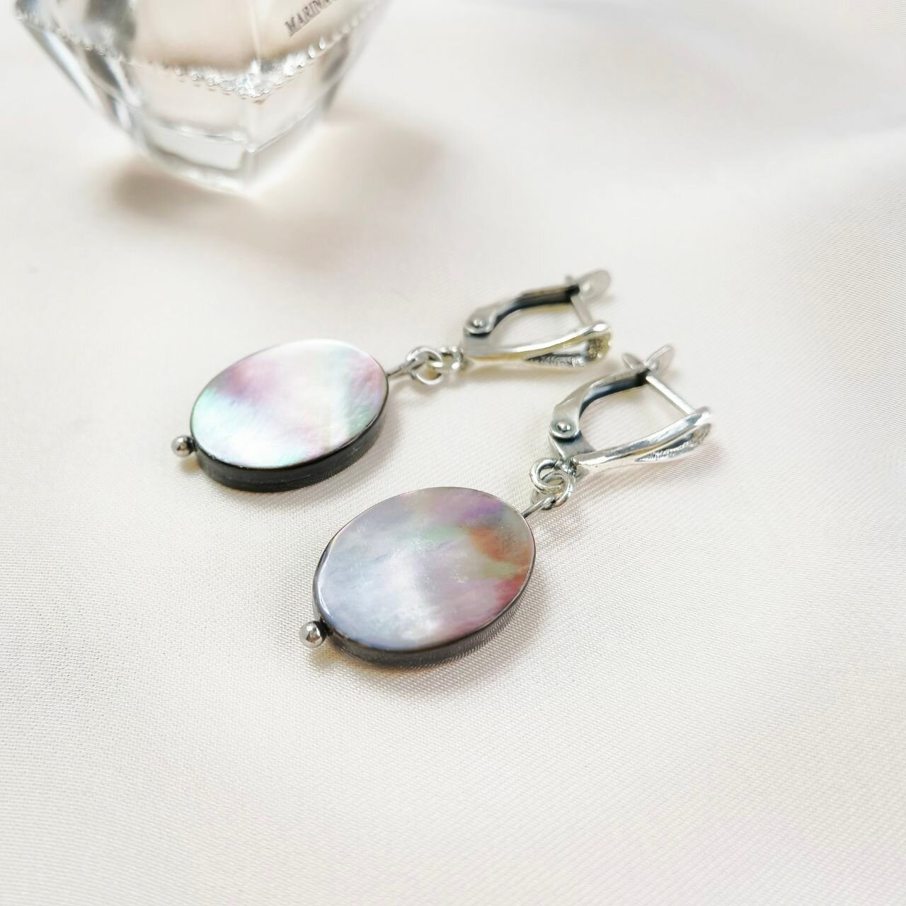 Серьги, перламутр