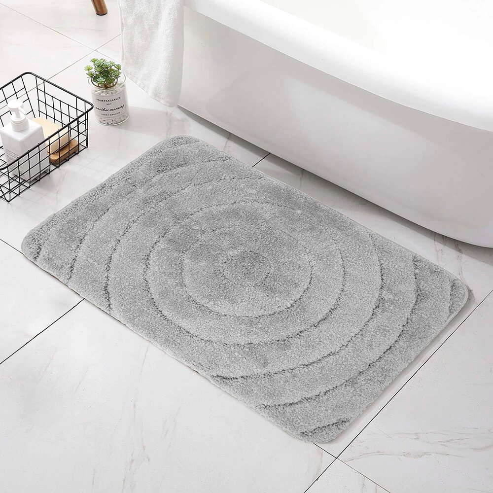 Коврик для ванной La Vita "Джулия", 50 х 80 см, микрофибра, серый