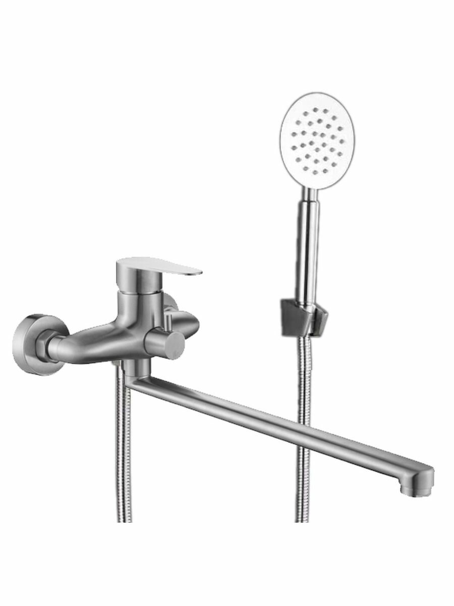 Смеситель для ванны и душа Hansens HN22304-G, нержавеющая сталь