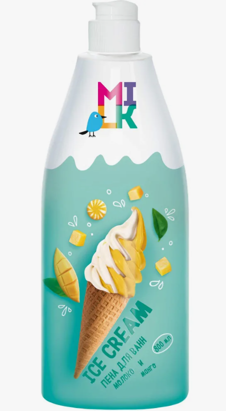 Пена для ванн Milk Молоко и манго, 800 мл