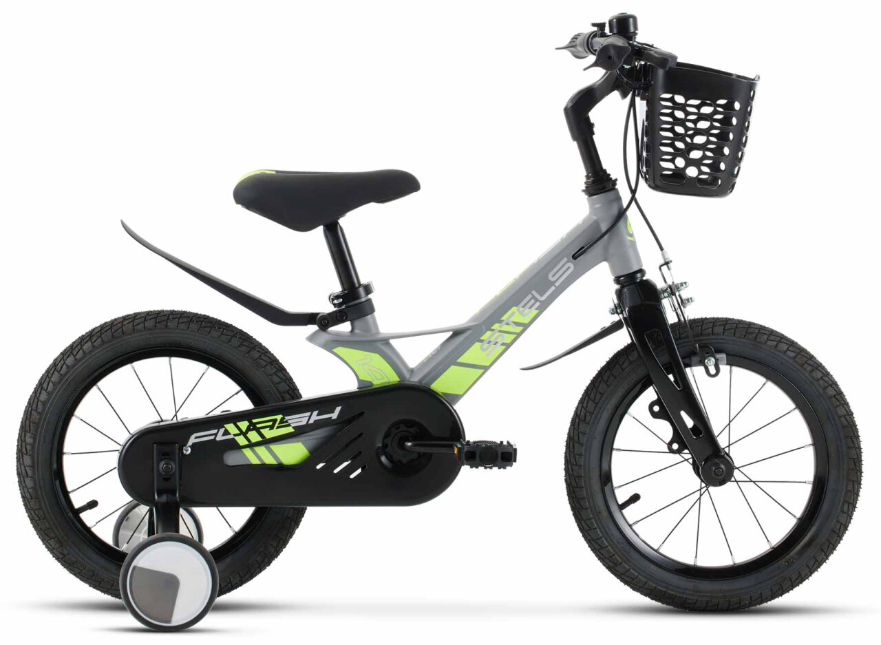Детский велосипед Stels Flash KR 14" V010 (2024) 14 Серый (90-110 см)