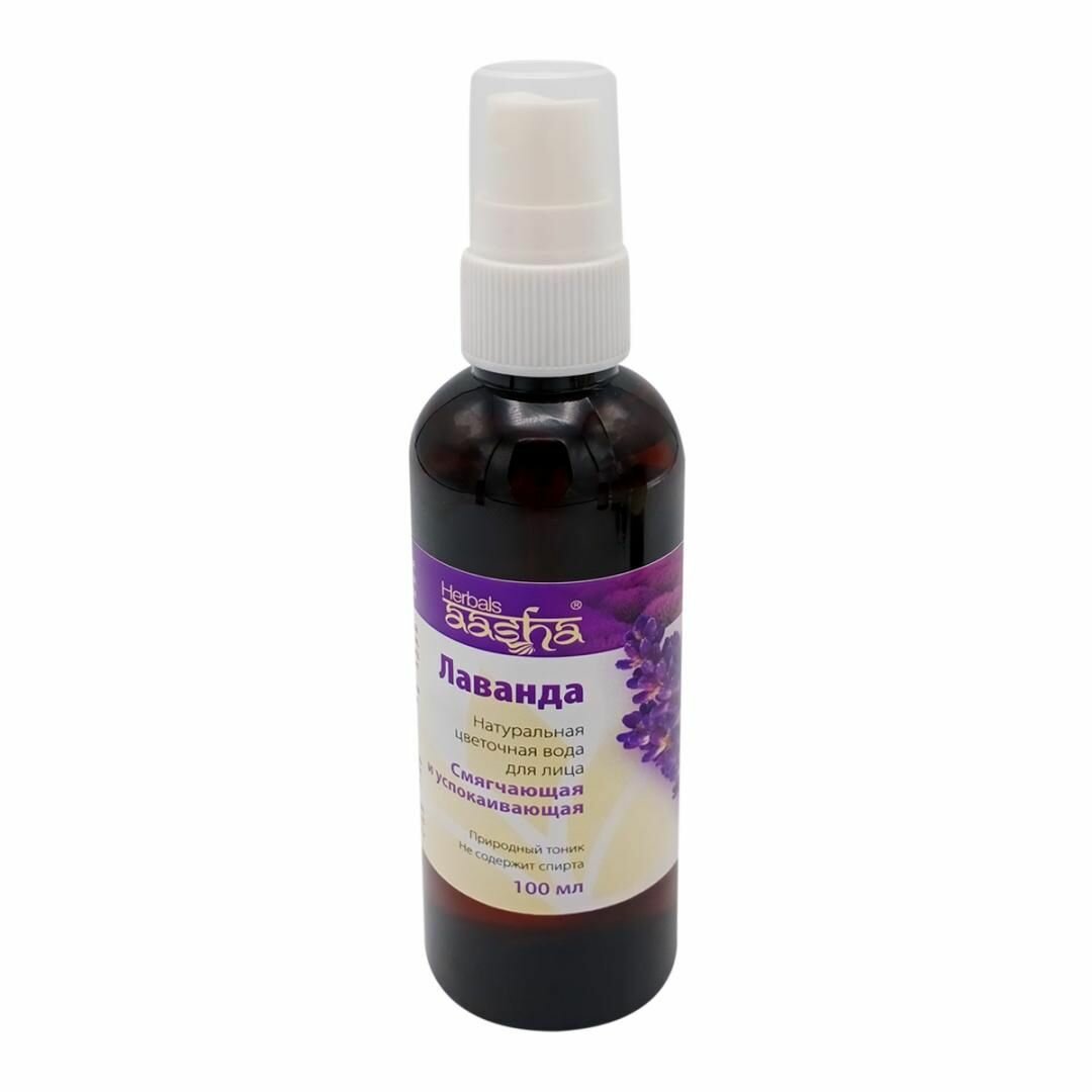 Aasha Herbals Вода косметическая Lavender floral water, цветочная, спрей, 100 мл