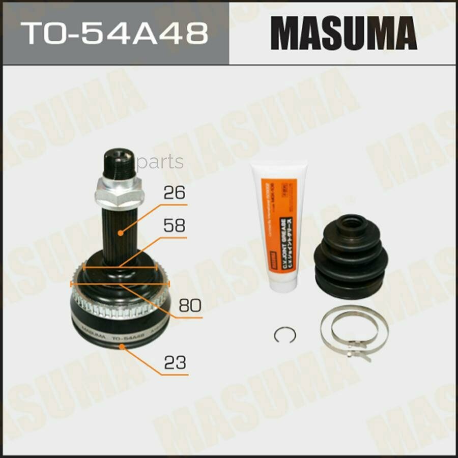 MASUMA TO-54A48 Шрус наруж. 23x58x26х48
