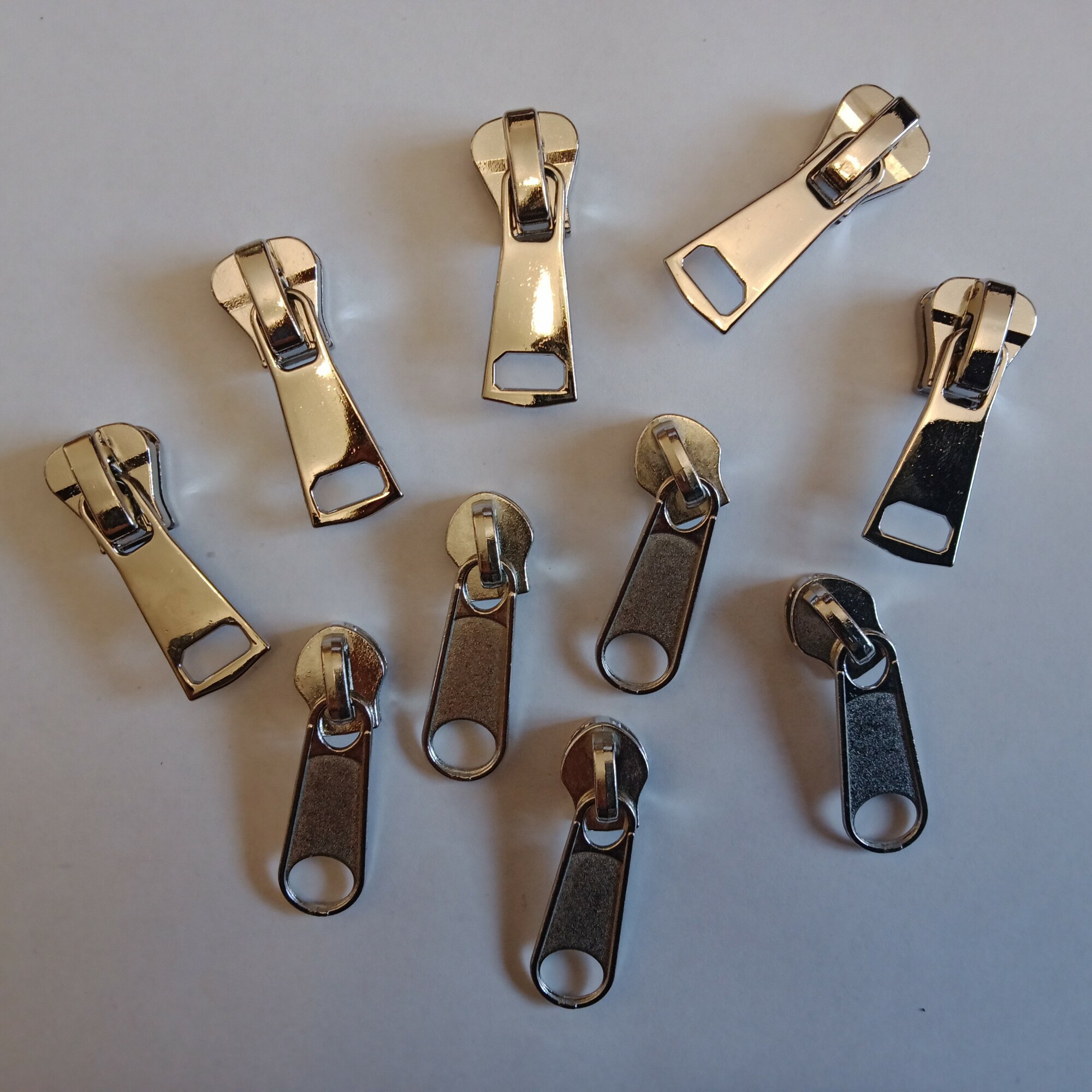 Бегунок / Замок-автомат для молнии, №8, 10 шт