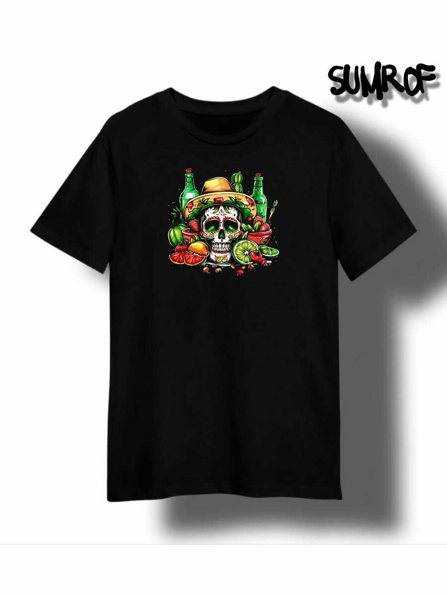 Футболка мексиканский стиль