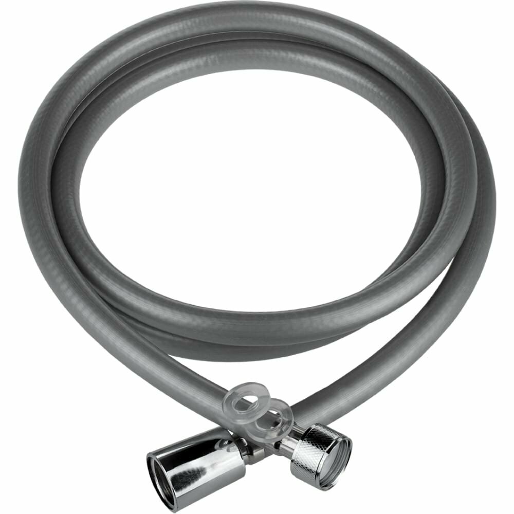 Шланг для душа ELKA 1/2"-1/2", 150 см, ПВХ, серый ТД.030425