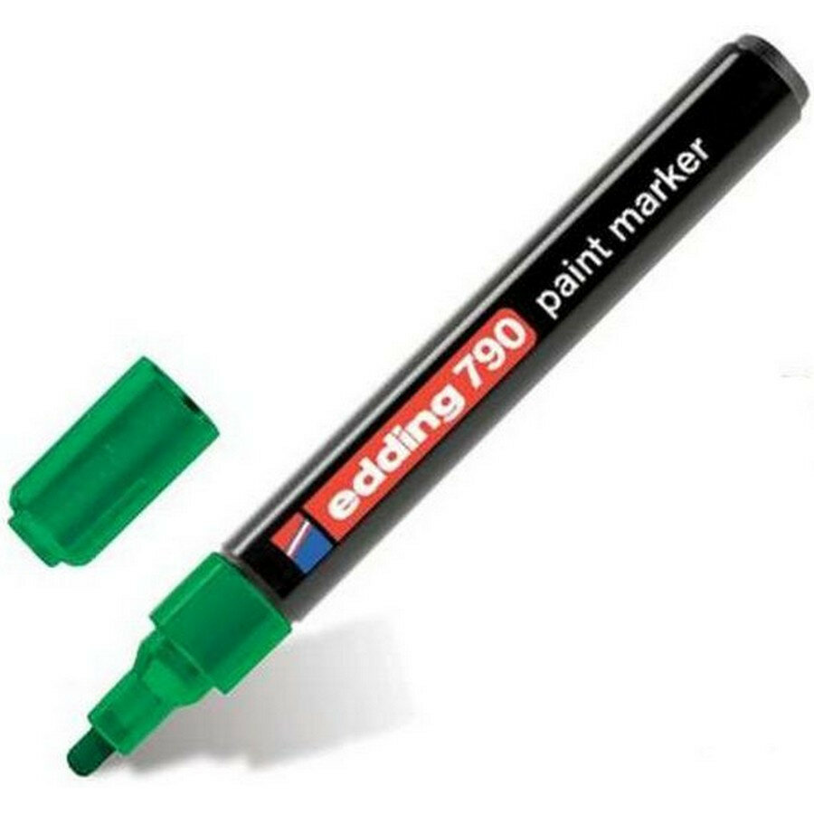 Маркер краска Edding 790 (004) лаковый зеленый 2-3 мм (EDDING 790/4)