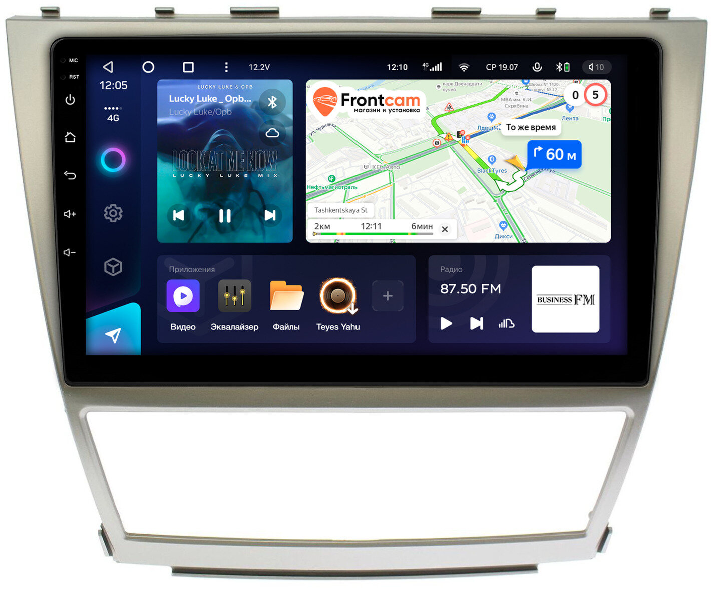 Штатная магнитола Toyota Camry XV40 2006-2011 Teyes CC3L 4/64 10" RM-1063 Android 10 (4G-SIM, DSP, IPS)