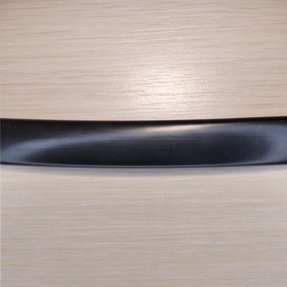 Мебельный П-образный профиль кант на ДСП 16мм, цвет: Черный, 5метров.