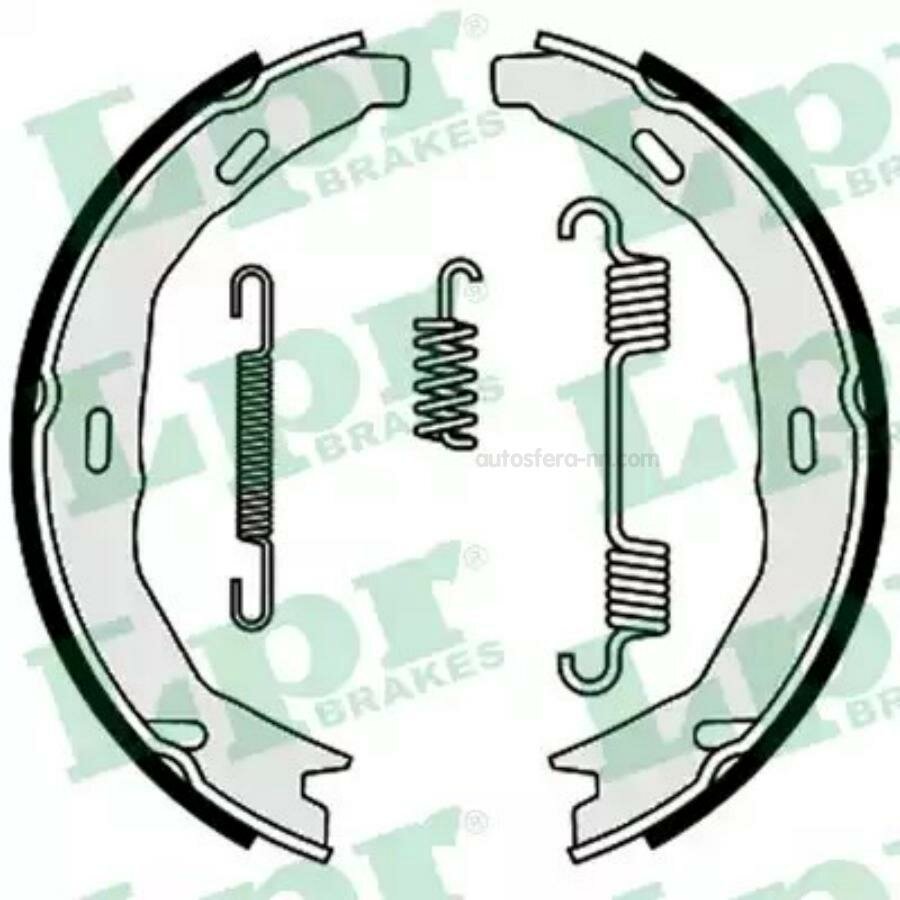 LPR 09660 Колодки ст. торм. MERCEDES W204 1.6-6.2 07-