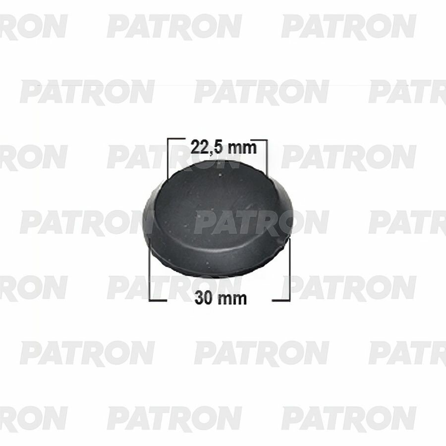 Заглушка пластиковая универсальная диаметр 30 x 22, 5