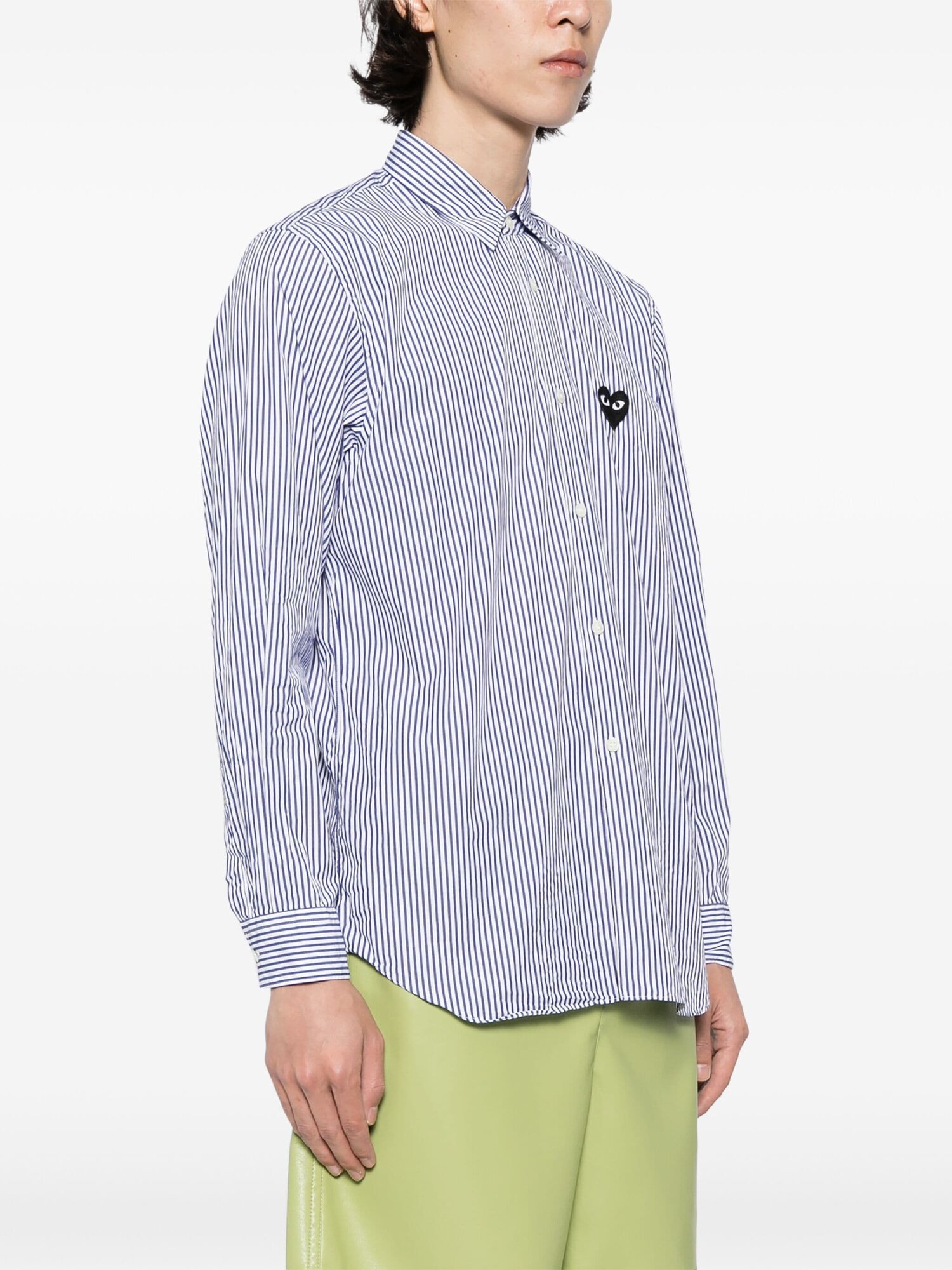 Рубашка Comme des Garcons PLAY, размер 2XL, blue — фото 1
