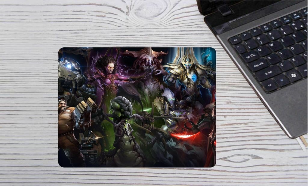 Коврик для мышки игровой 36 на 29 см MIGOM StarCraft, Старкрафт №5