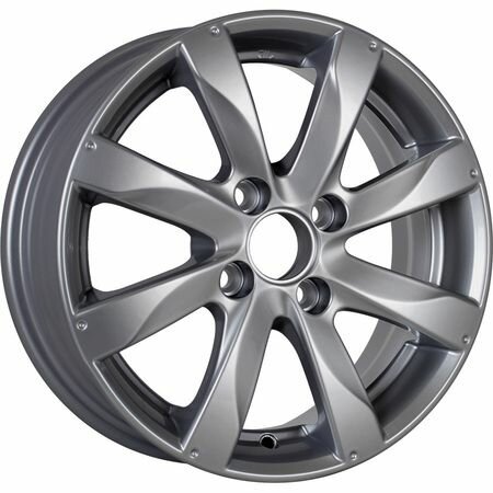 Колесный литой диск КиК Джемини R15x6 4x114.3 ET40 CB67.1 Dark_platinum
