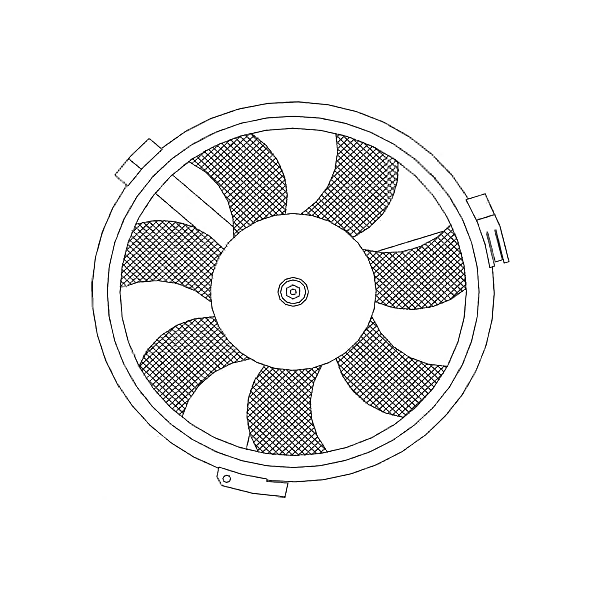 STELLOX 29-99334-SX (000959455 / 2999334_SX / 3BD959455D) вентилятор охлаждения\ Audi (Ауди) a6 1.8-2.8 97-05, VW Passat (Пассат)