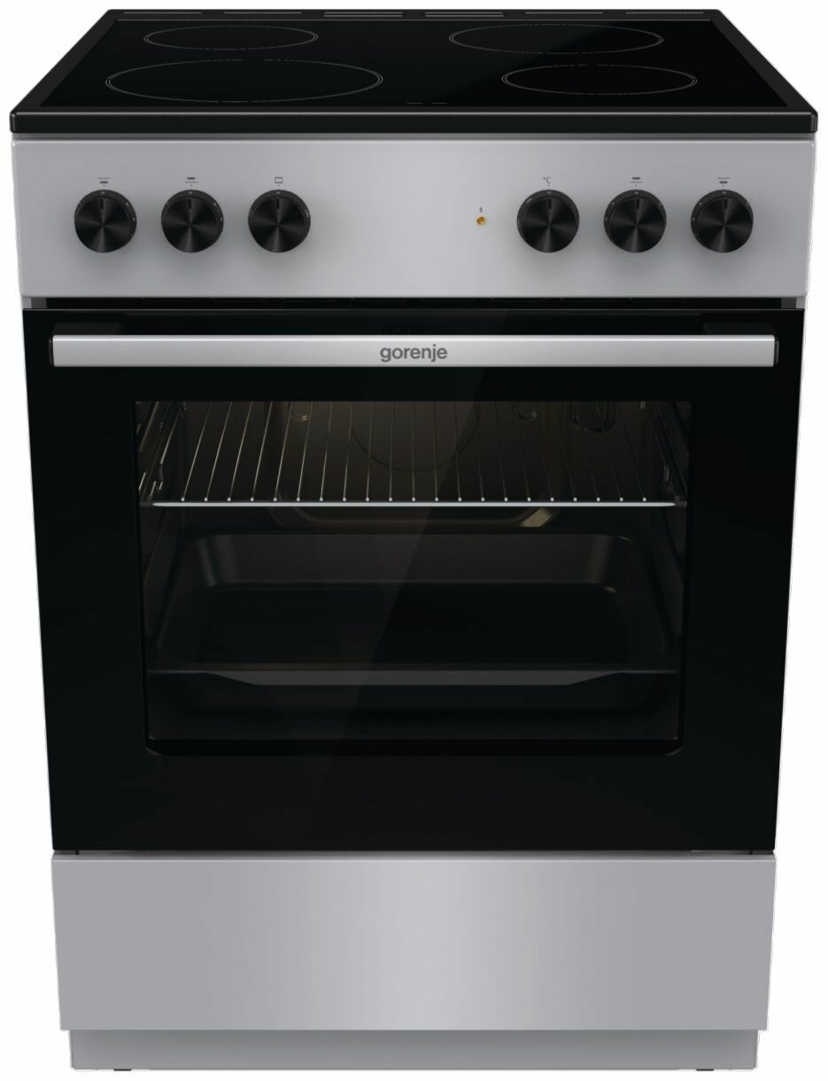 Плита Gorenje GEC6A11SG, серая