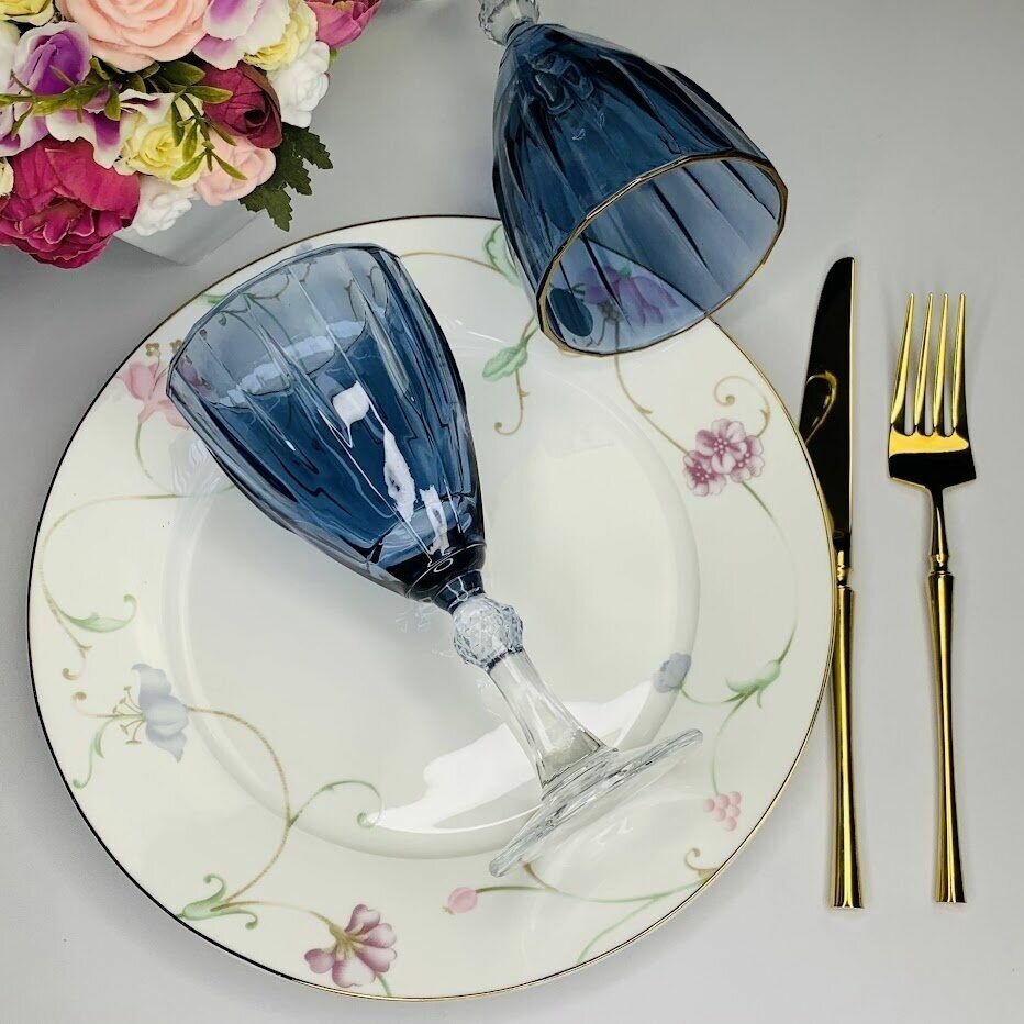 Набор из 6 бокалов 280мл. Синий