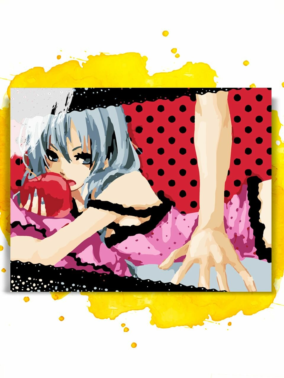 Картина по номерам на холсте Хатцуне Мику Золушка, 40 х 50 см