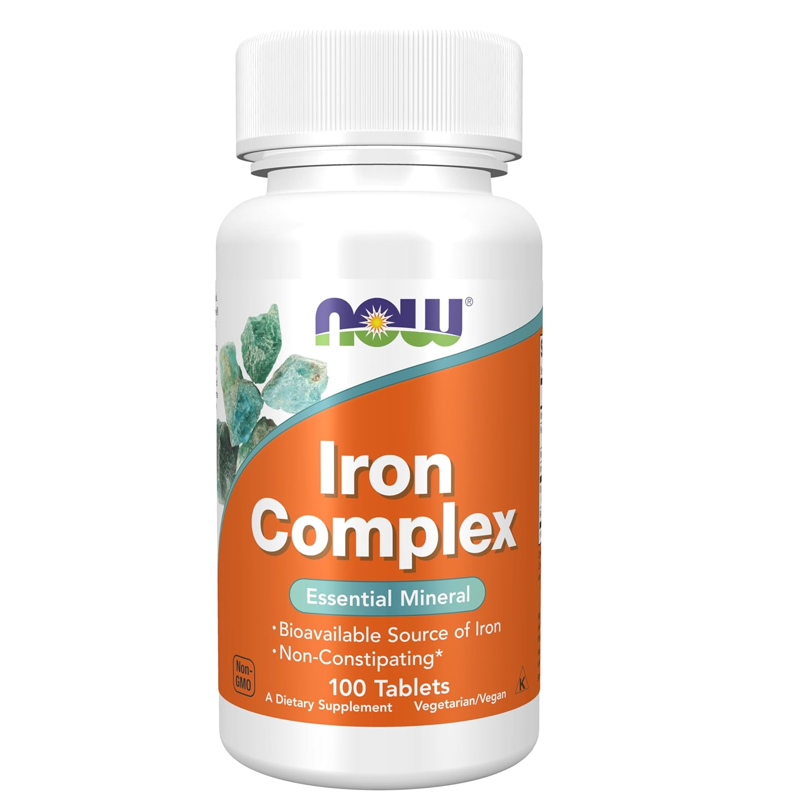 Железо комплекс, NOW Foods, Iron Complex, в таблетках, 27 мг, 100 таблеток