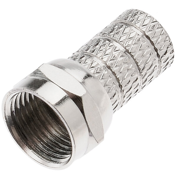 F штекер TV 05-4002 накрутка на кабель D каб.=6мм (Rexant) (24 шт. в комплекте)