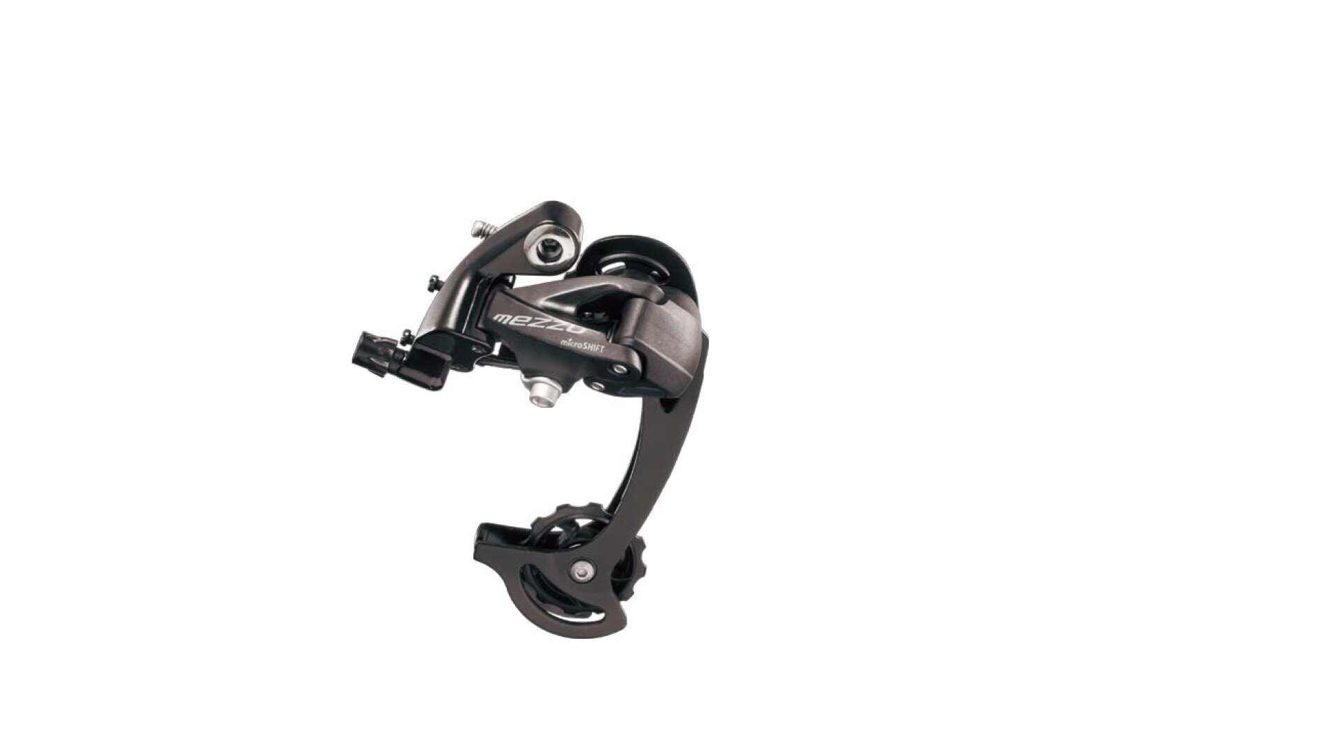 Переключатель задний MicroShift RD-M26, SGS, 2/3x8/9 скоростей, крепление на болт, черный