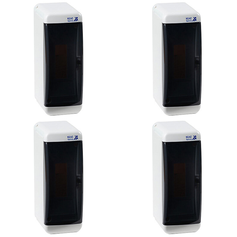 Коробка под автомат КЭАЗ OptiBox ЩРН IP41 93,2х60х140 мм 2 модуля белая (4 шт.)