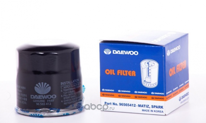 Фильтр масляный Daewoo Matiz; Chevrolet Aveo 1.2 06-; Suzuki Swift Daewoo