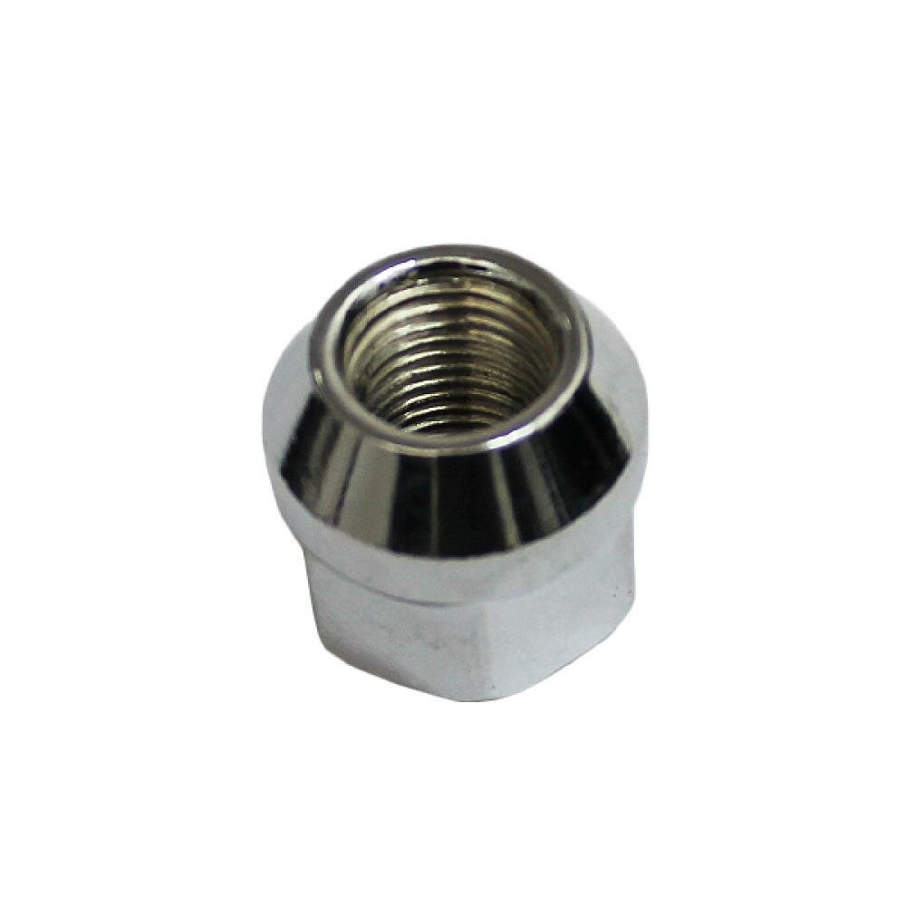 Гайка колесная M12X1,25 Хром высота 22 мм Конус с выступ, откр, кл.19мм D23 Cr (Матрикс)