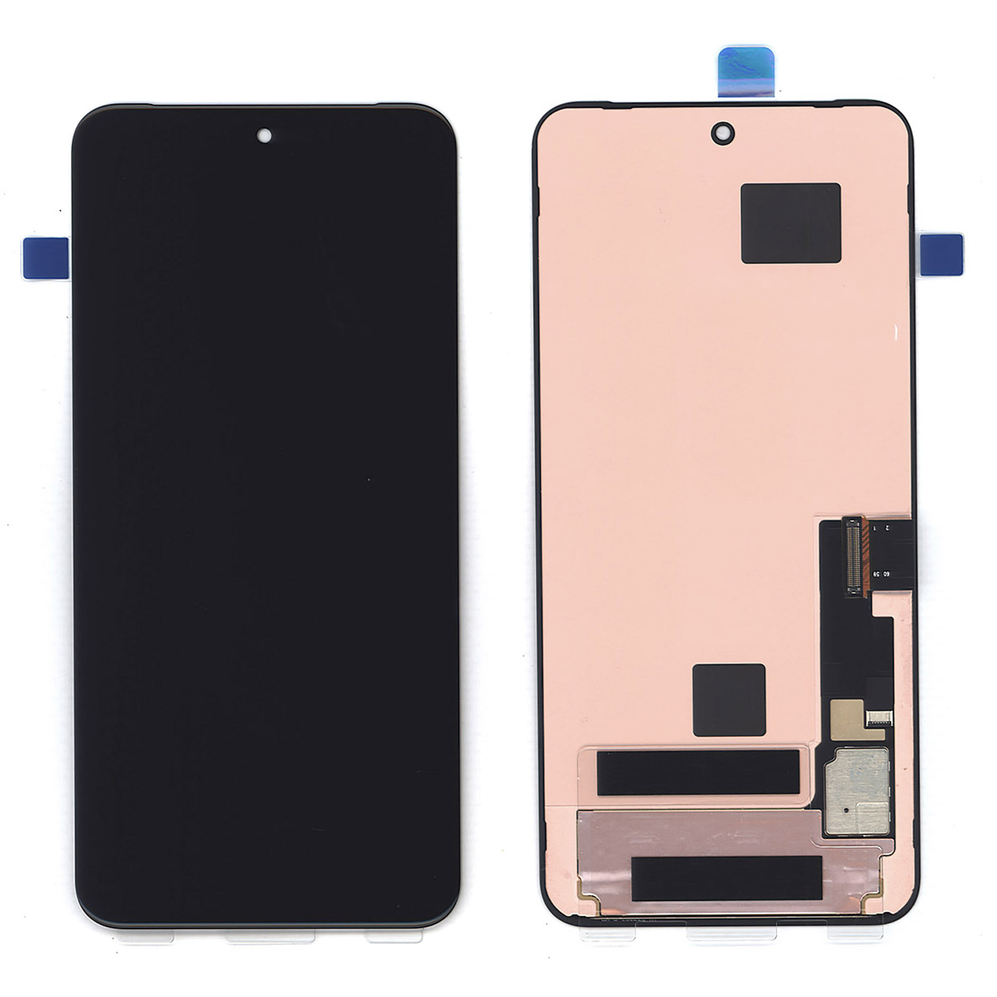 Дисплей (экран) в сборе с тачскрином для Google Pixel 8 черный (Premium LCD) / 1080х2400