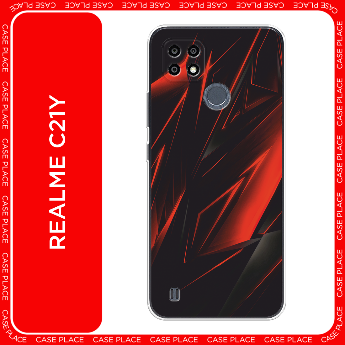 Чехол на Realme C21Y / Реалми C21Y с принтом Игровой фон