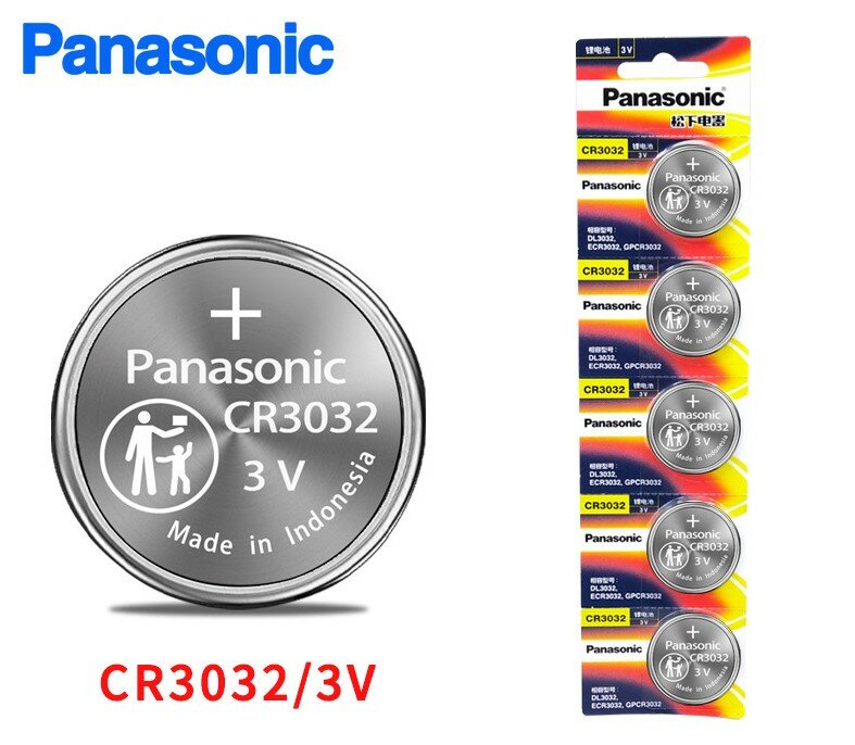 Батарейки CR3032 Panasonic 3V x 2 для Zeekr 001