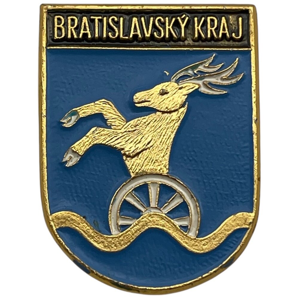 Знак "Bratislavsky Kraj (Братиславский край). Территориальные гербы Словакии" Россия 2001-2010 гг.