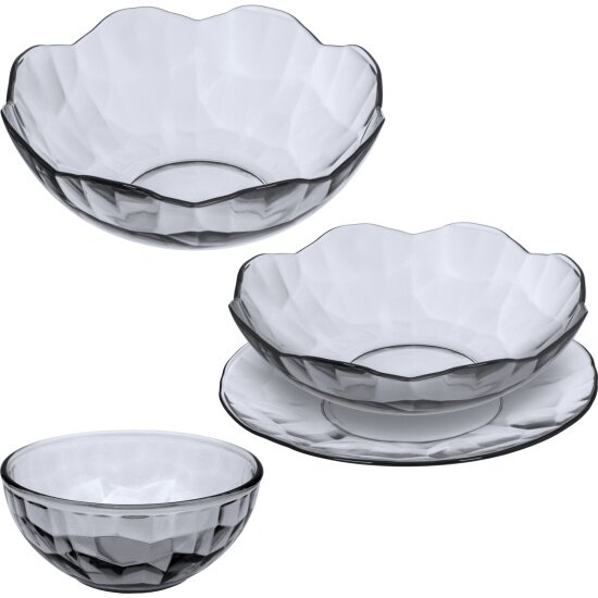 Столовый набор Дымка 14 предметов BLACK DIAMOND