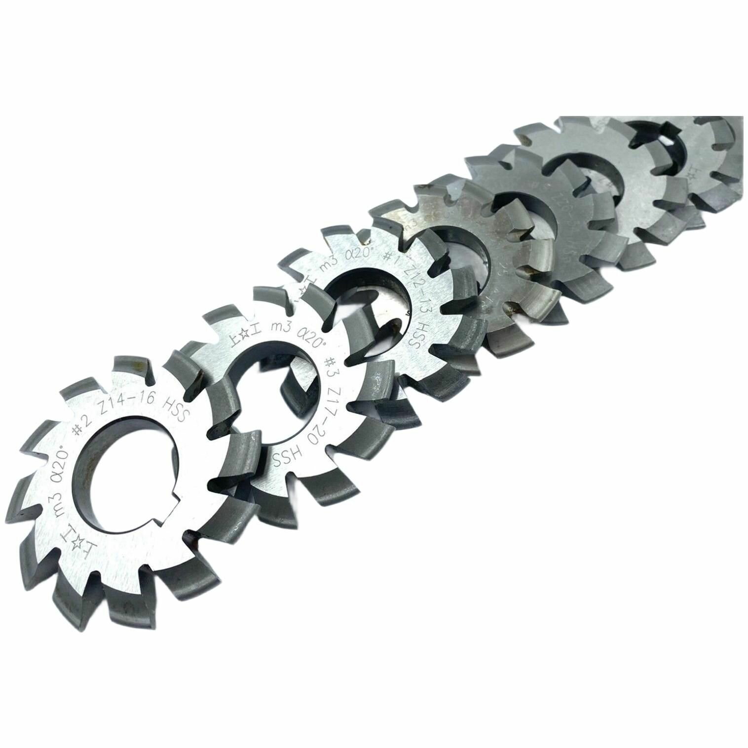 Фреза дисковая модульная м 3,0 (к-т из 8 шт)