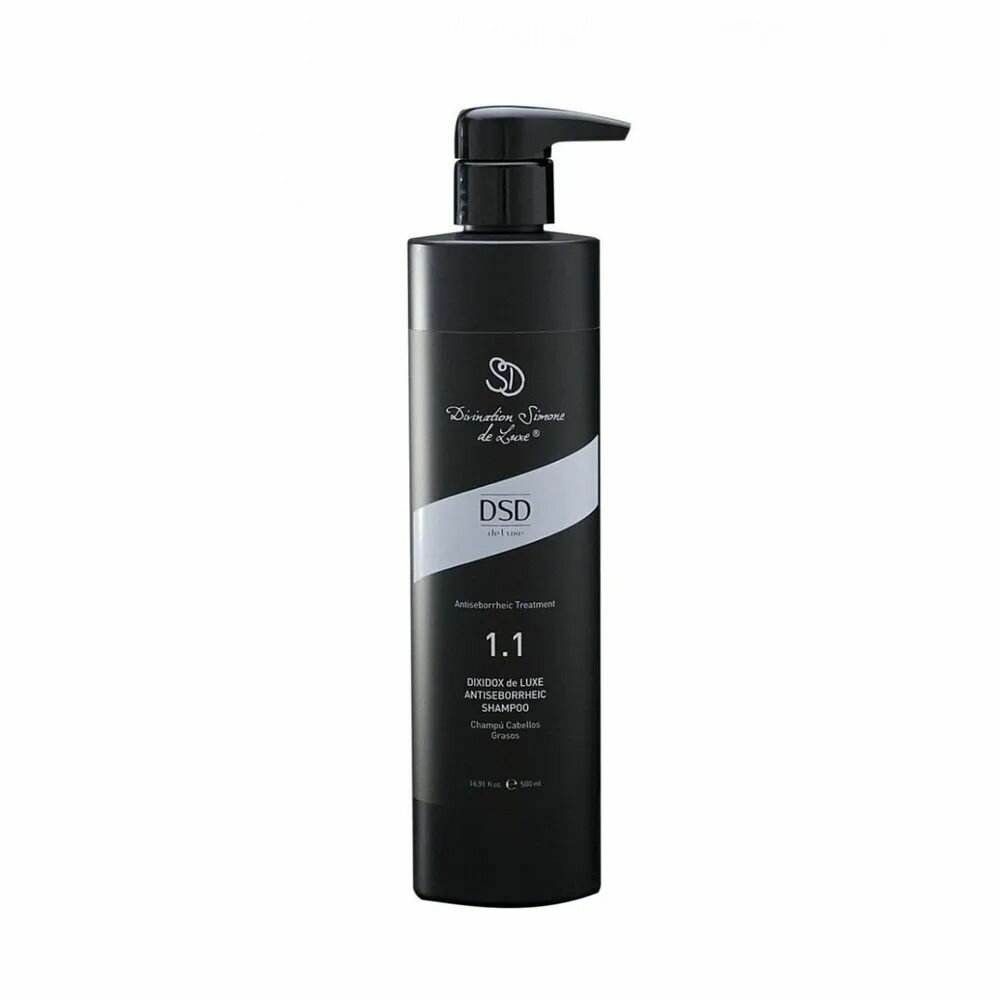 DsD de Luxe - 1.1 L Dixidox de Luxe antiseborrheic shampoo Антисеборейный шампунь 500 мл