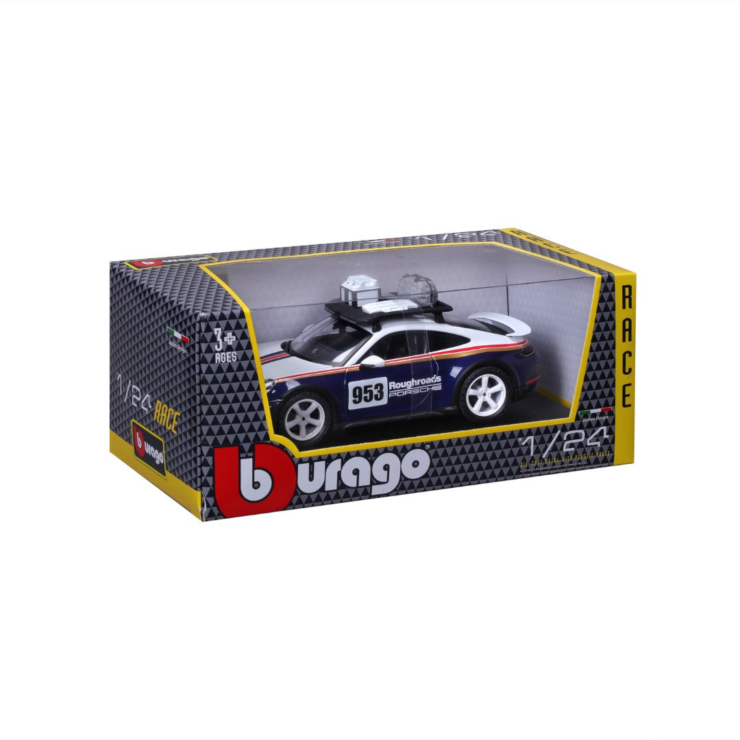 Машинка Bburago 1/24 - Porsche 911 Dakar - Scala 18-28029