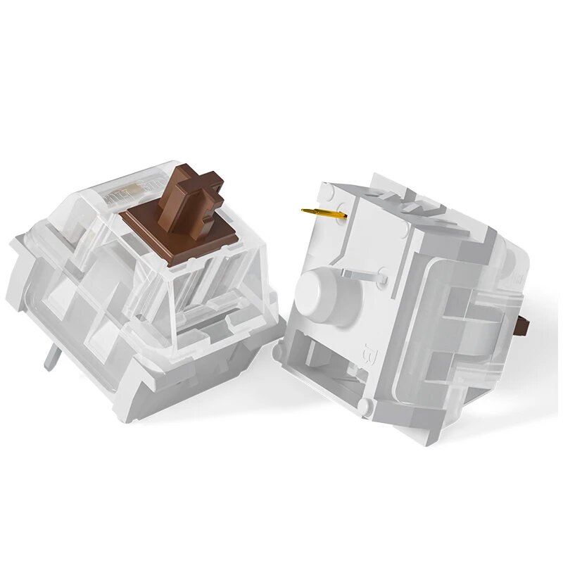 Kailh Brown Tactile механические переключатели, 8 шт, Белый