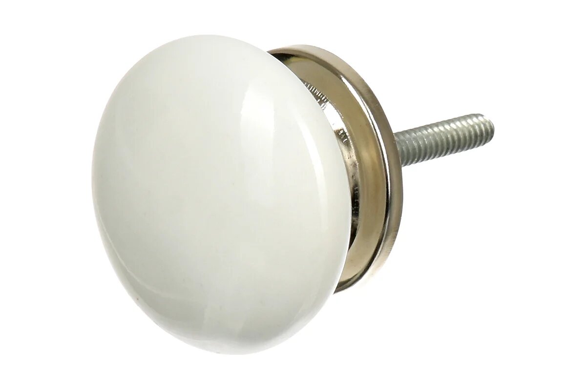 Blumen Haus Классика керамическая ручка для мебели цвет белый 300/6 66168 для интерьеров