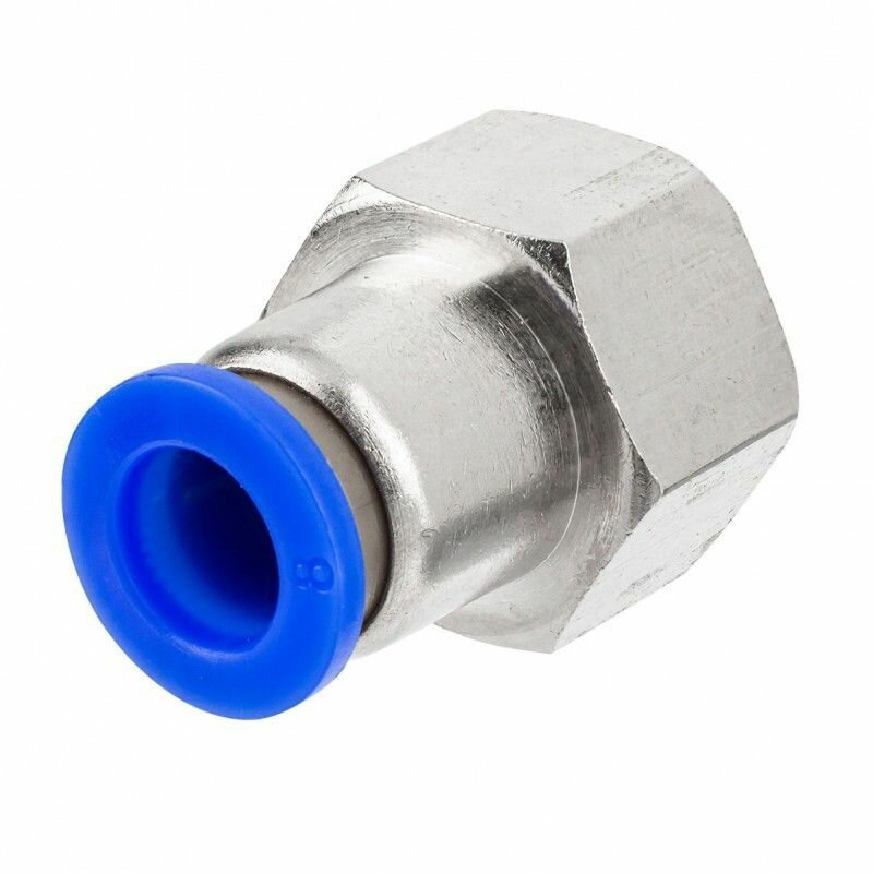 Фитинг для пластиковых трубок 8мм с внутренней резьбой 3/8" Forsage