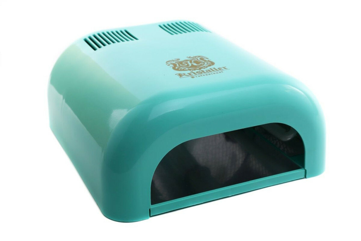 Kristaller Лампа для маникюра UV, 36 Вт, бирюзовый