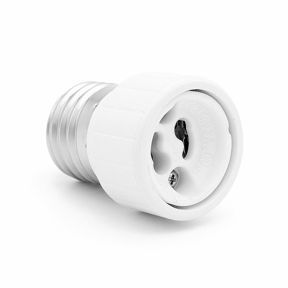 Патрон для лампы с цоколя Е27 на GU10 Переходник, 1 шт.