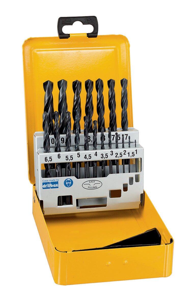 Набор cвёрл по металлу 1-10мм, 19шт, HSS-R DEWALT DT5913