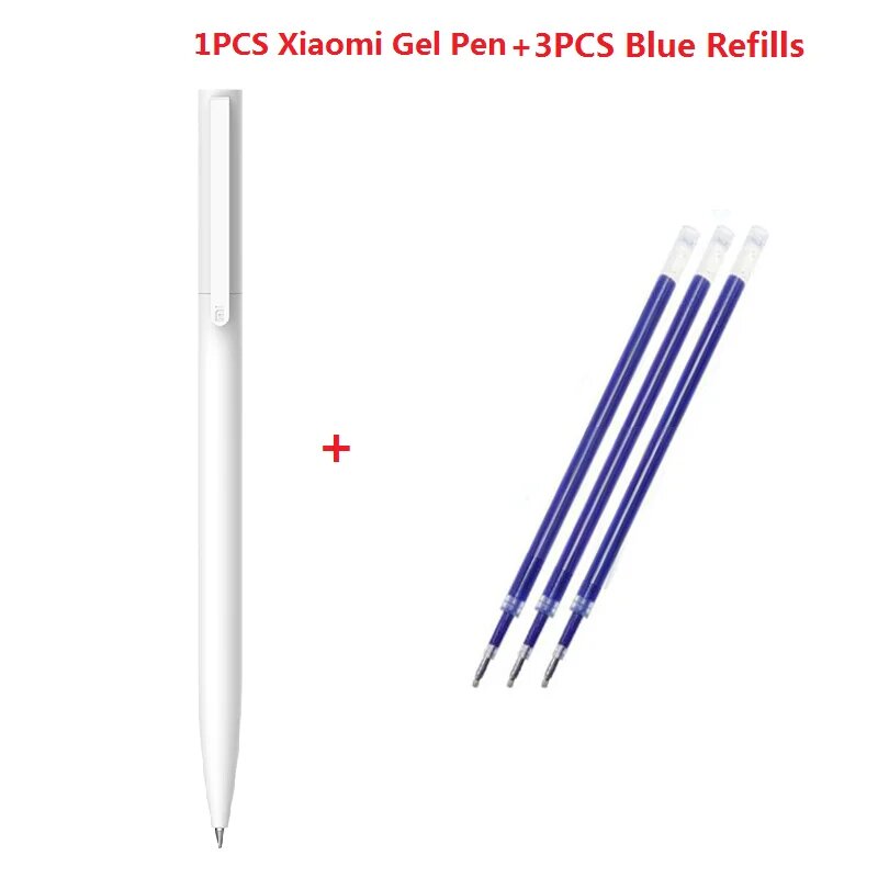 Гелевая ручка Xiaomi Mijia Mi 0,5 мм Синий, 1pen 3Blue Ink
