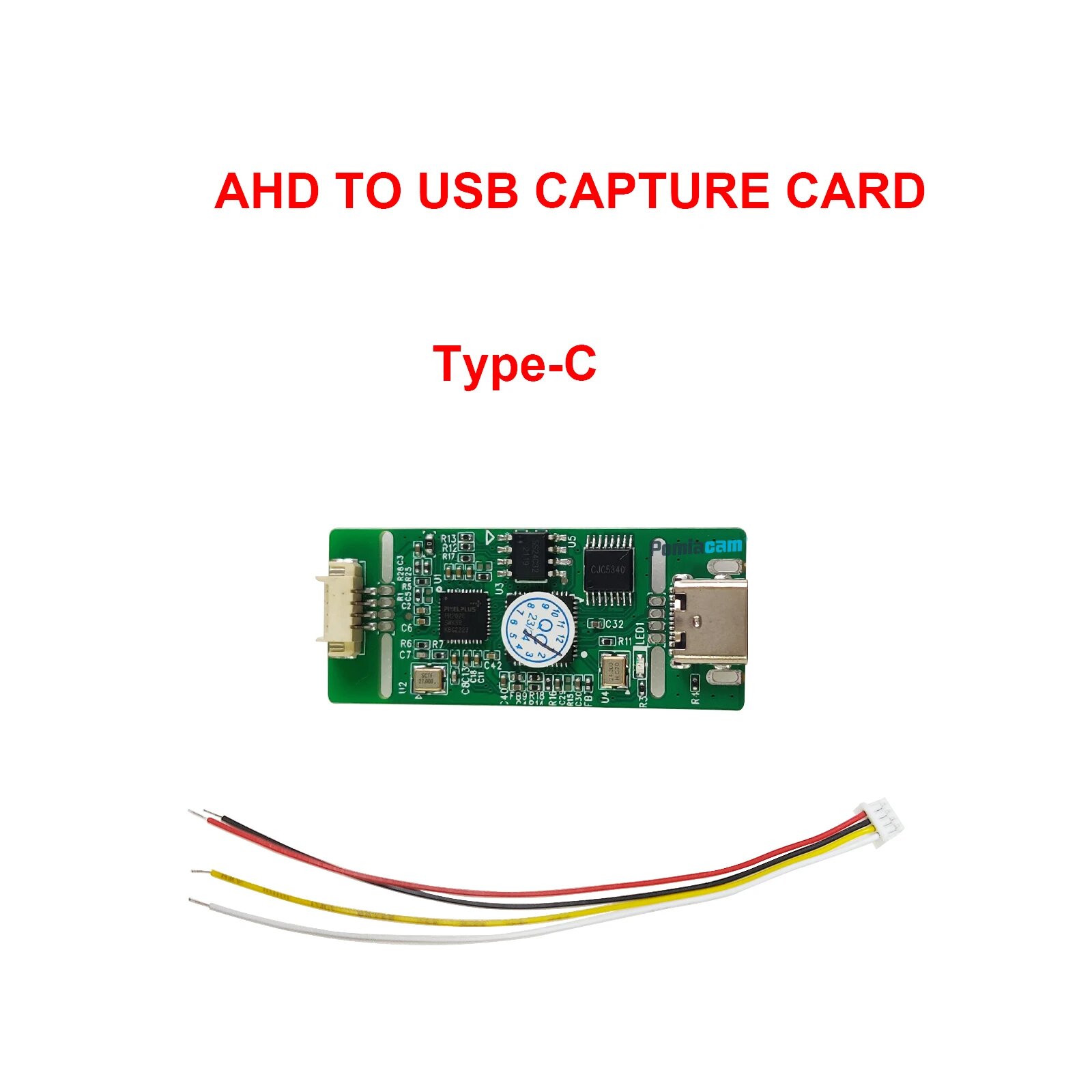 AHD USB карта захвата Type-C для Android