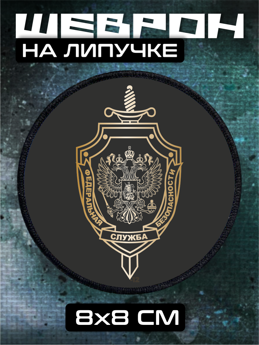 Шеврон на липучке ФСБ госслужба