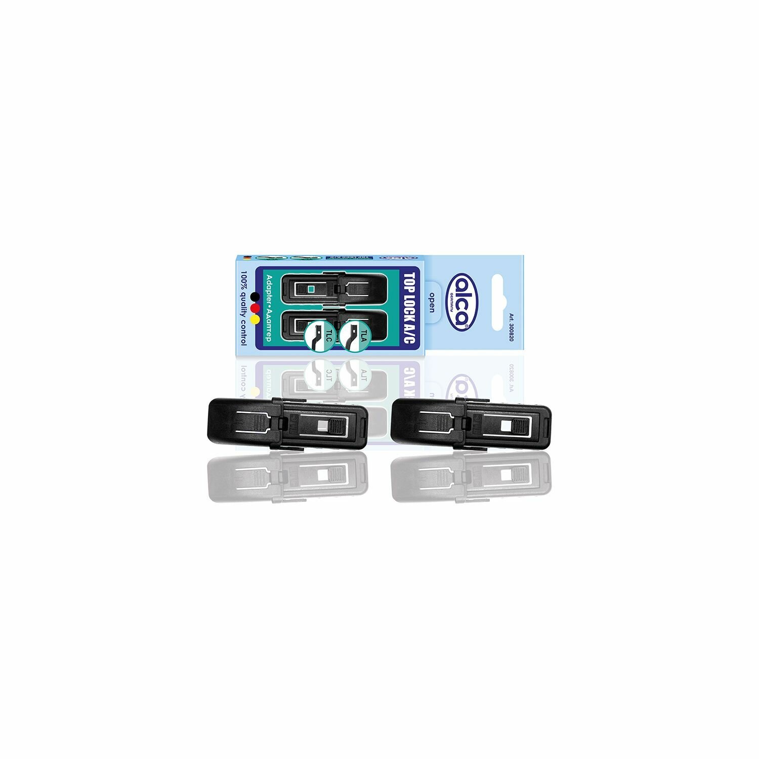 Адаптер щетки стеклоочистителя Alca 300820 Top Lock A/C (TLC, TL A/C) (верхний замок C) 2шт BMW X3; Land Rover Discovery 5; Subaru Forester