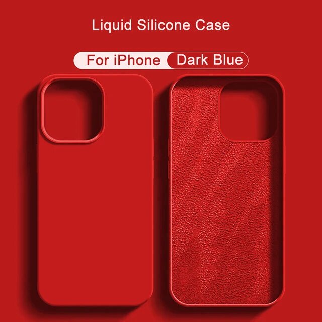 Чехол Liquid Silicone для iPhone 14 Plus, Красный