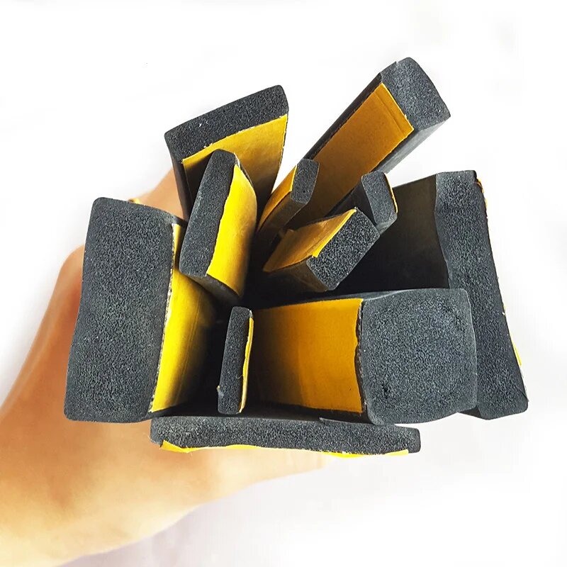 Уплотнительная лента EPDM черная 3x15x10м — фото 1